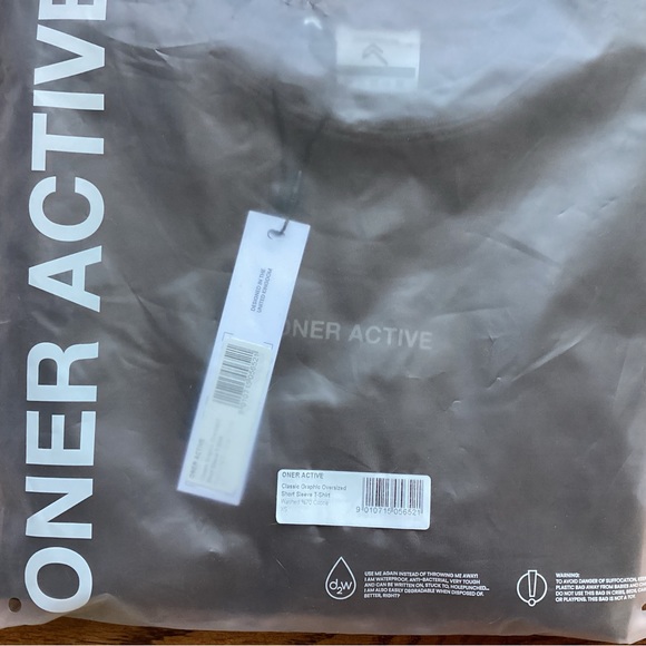 Oner Active | Tops | Oner Active Graphic Oversized Mirror Tshirt Xs ...